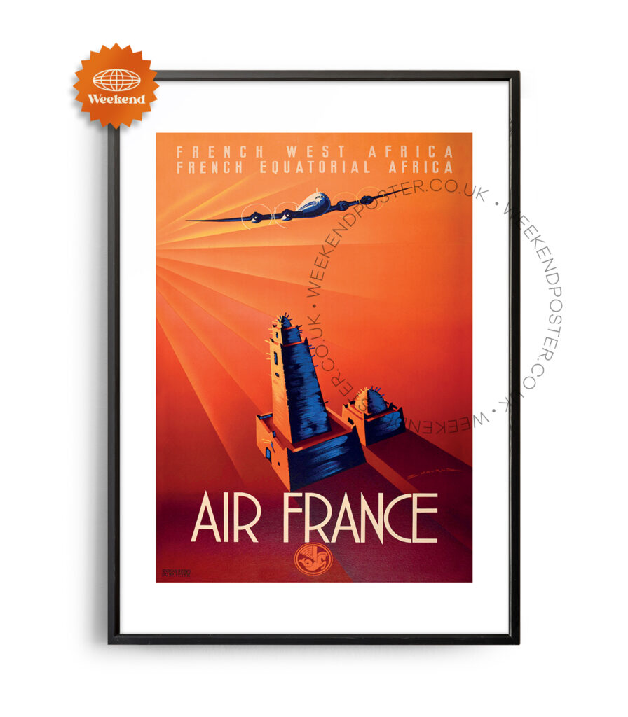 Air France vintage poster - Weekend Concept