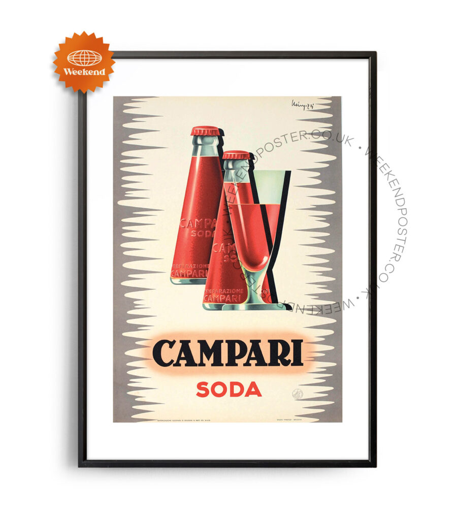 Campari Soda vintage poster - Weekend Concept