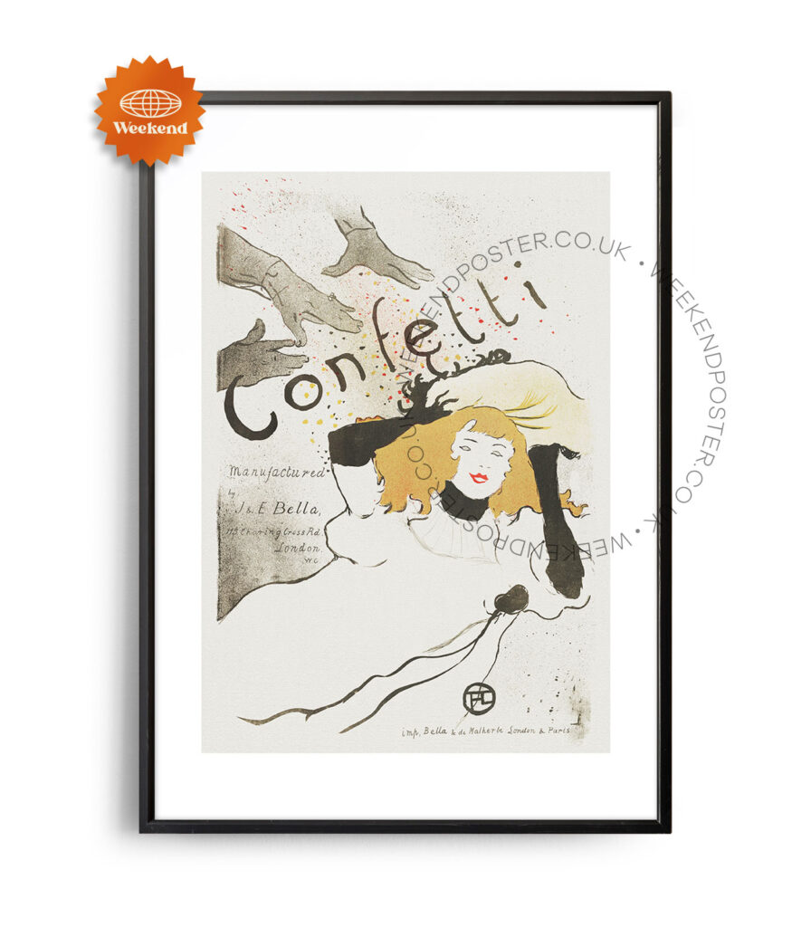 Confetti Vintage poster - Weekend Concept