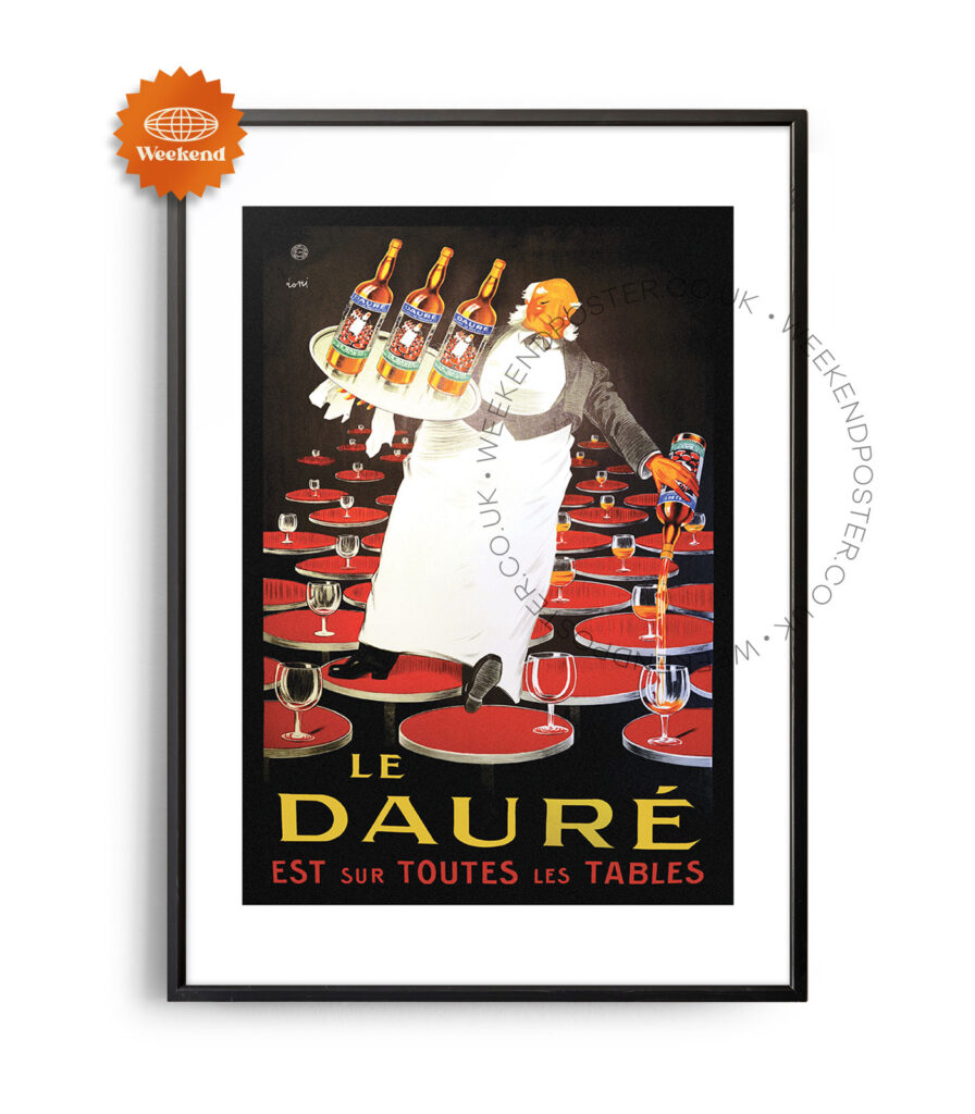 Le Daure vintage poster - Weekend Concept