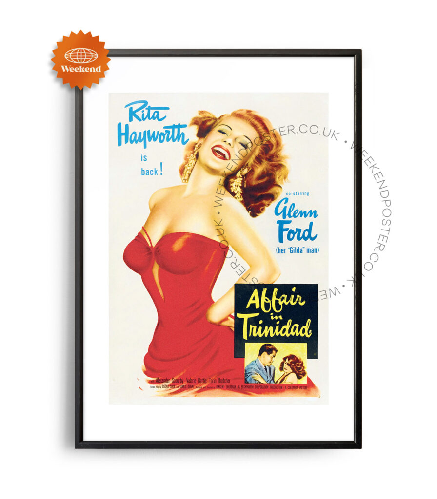 Rita Hayworth Vintage Poster Weekend Concept
